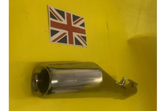 Silencer Trials Triumph TR5MX Models, Black Box Silencer Alternative