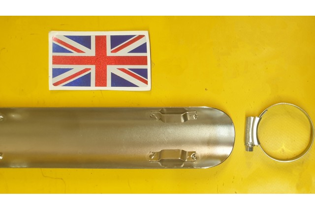 Universal Heat Shield 12" Long Stainless Steel